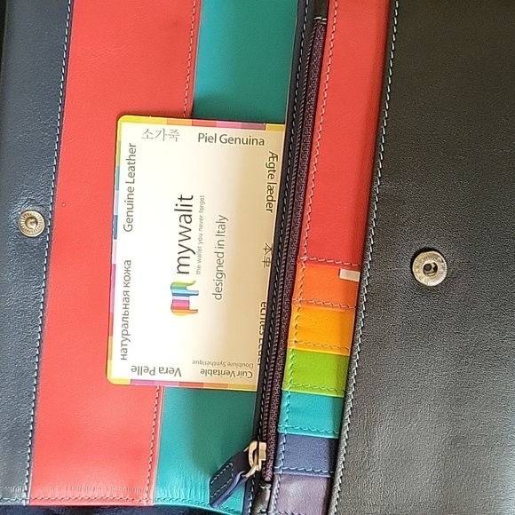 Mywalit | Bags | Nwt Mywalit Leather Bifold Wallet | Poshmark
